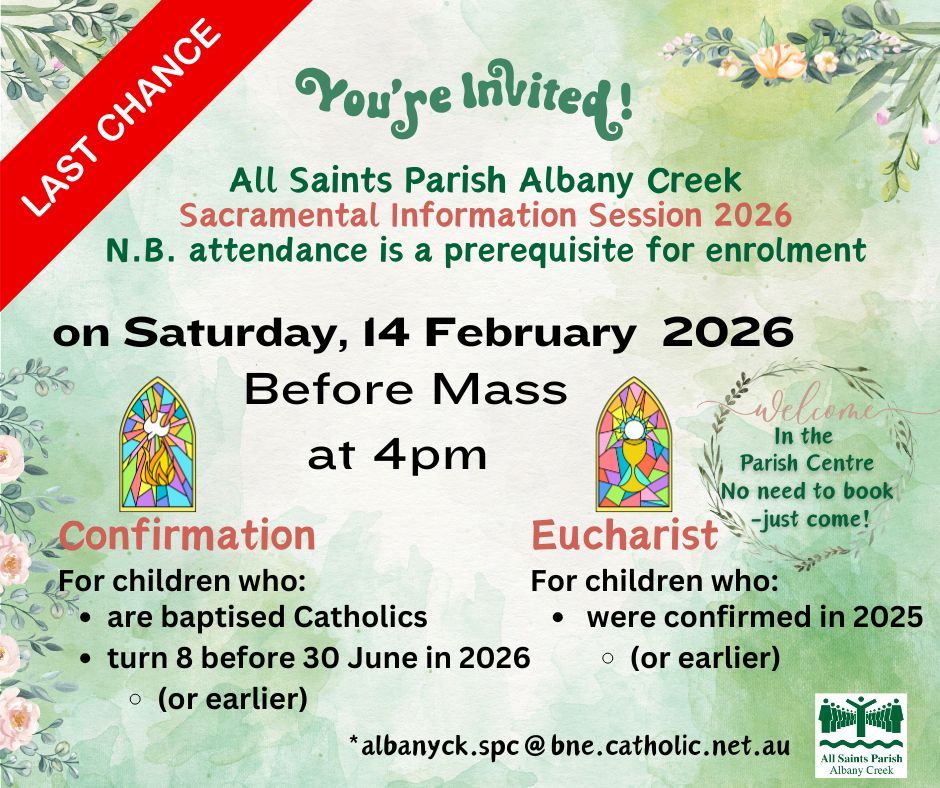 First Holy Communion – All Saints Parish – Albany Creek
